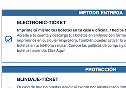 eticket LIVE : Información eticket - Colombia
